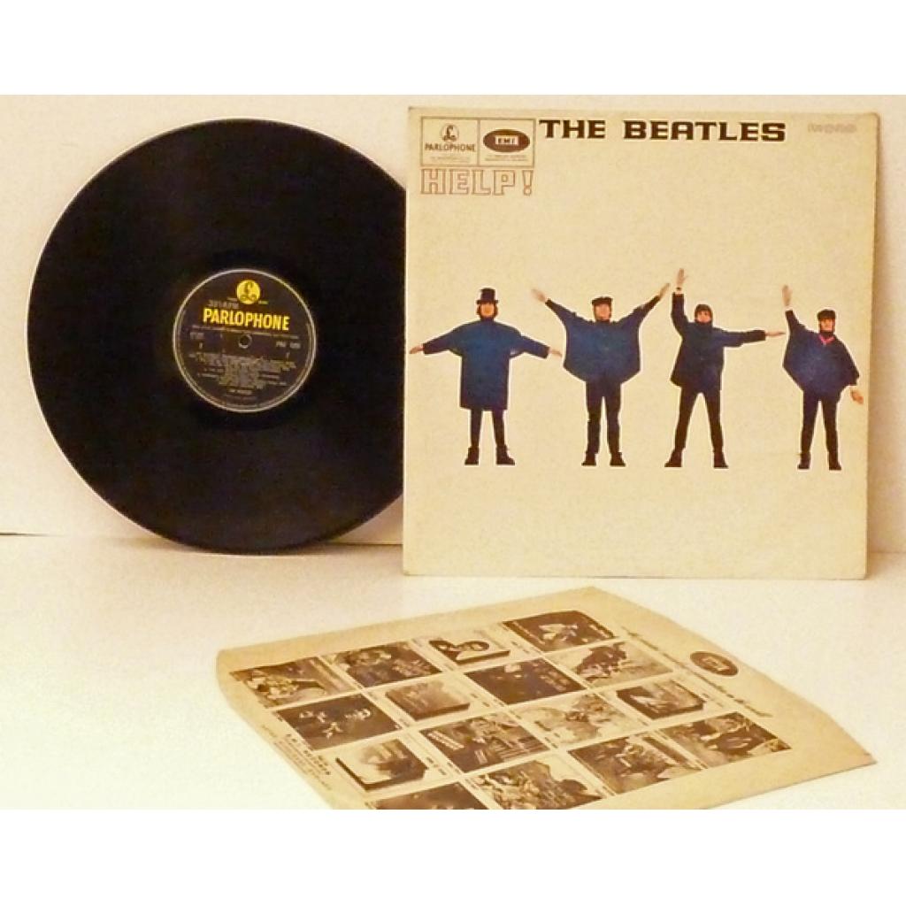 The Beatles HELP mono, black yellow.HELP, PMC 1255