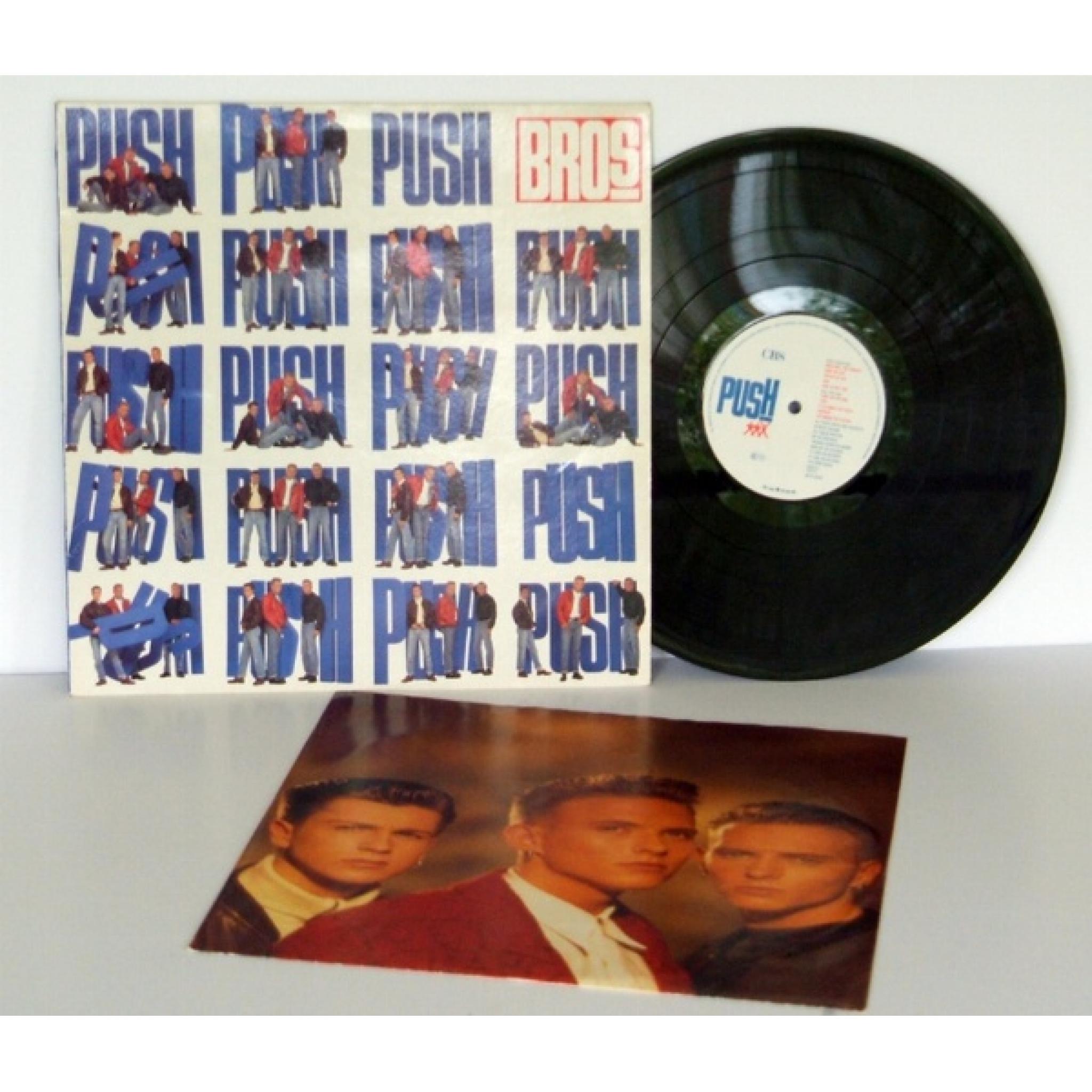 BROS push. TOP COPY. UK press 1988. Matrix A, B-1 . On CBS records ...