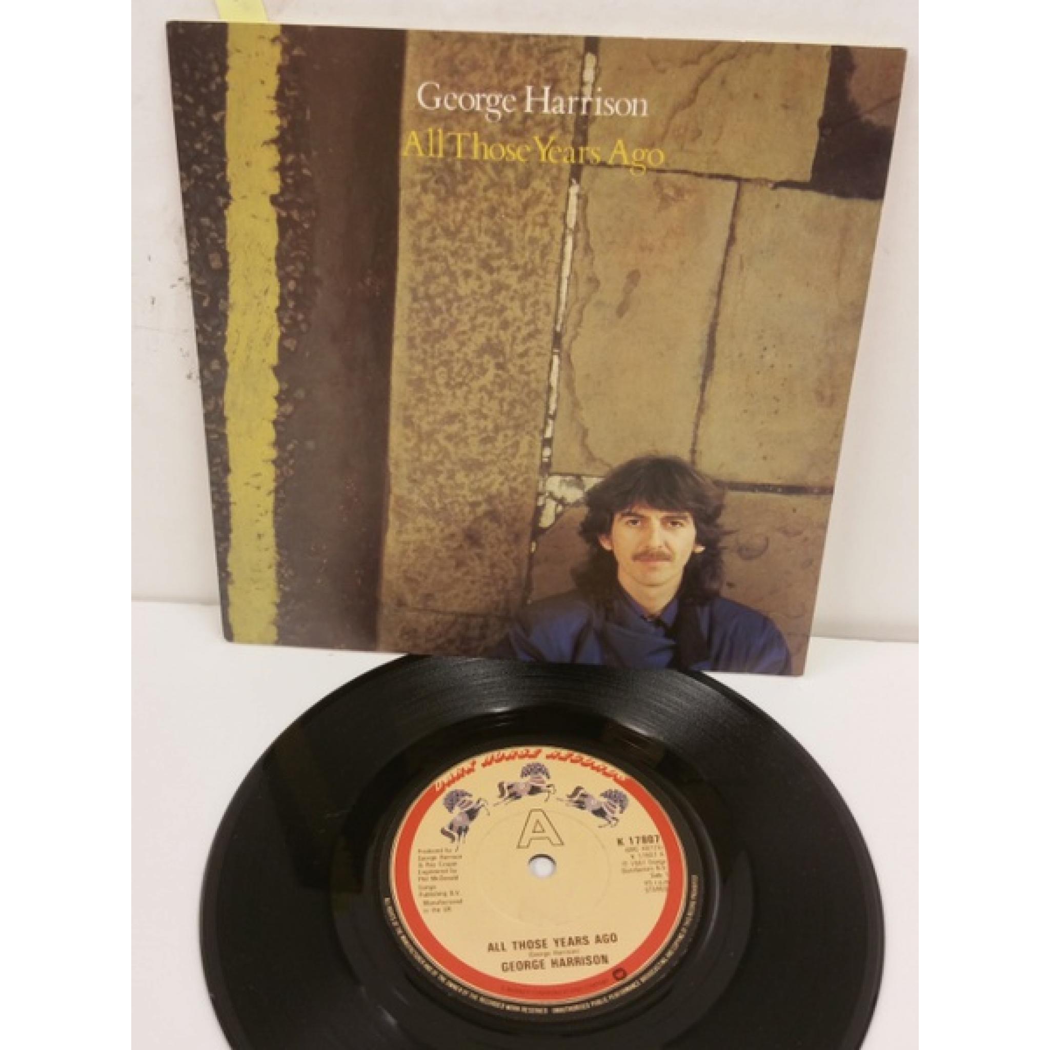 GEORGE HARRISON all those years ago, 7 inch single, K17807