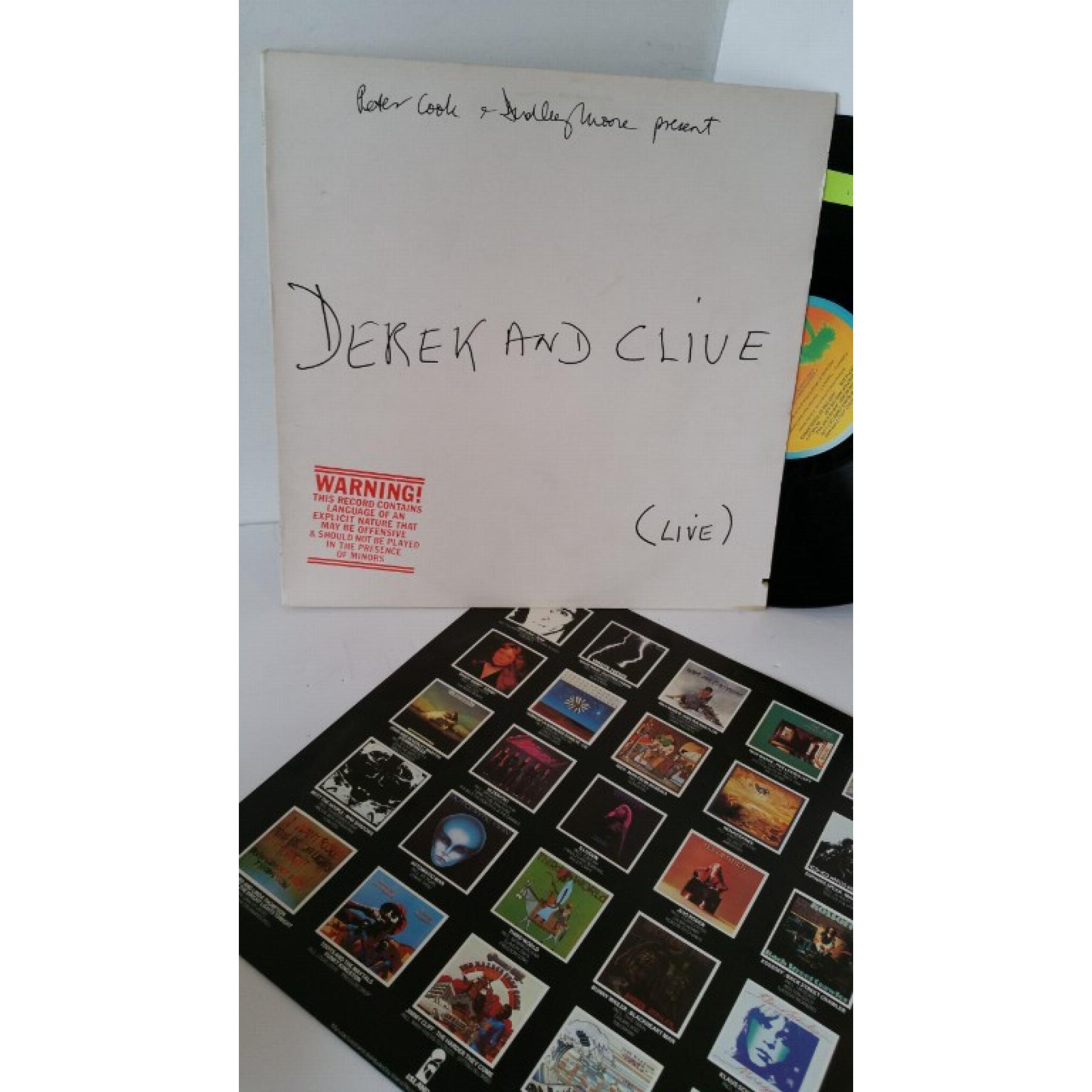 PETER COOK AND DUDLEY MOORE PRESENT DEREK AND CLIVE live, ILPS 9434