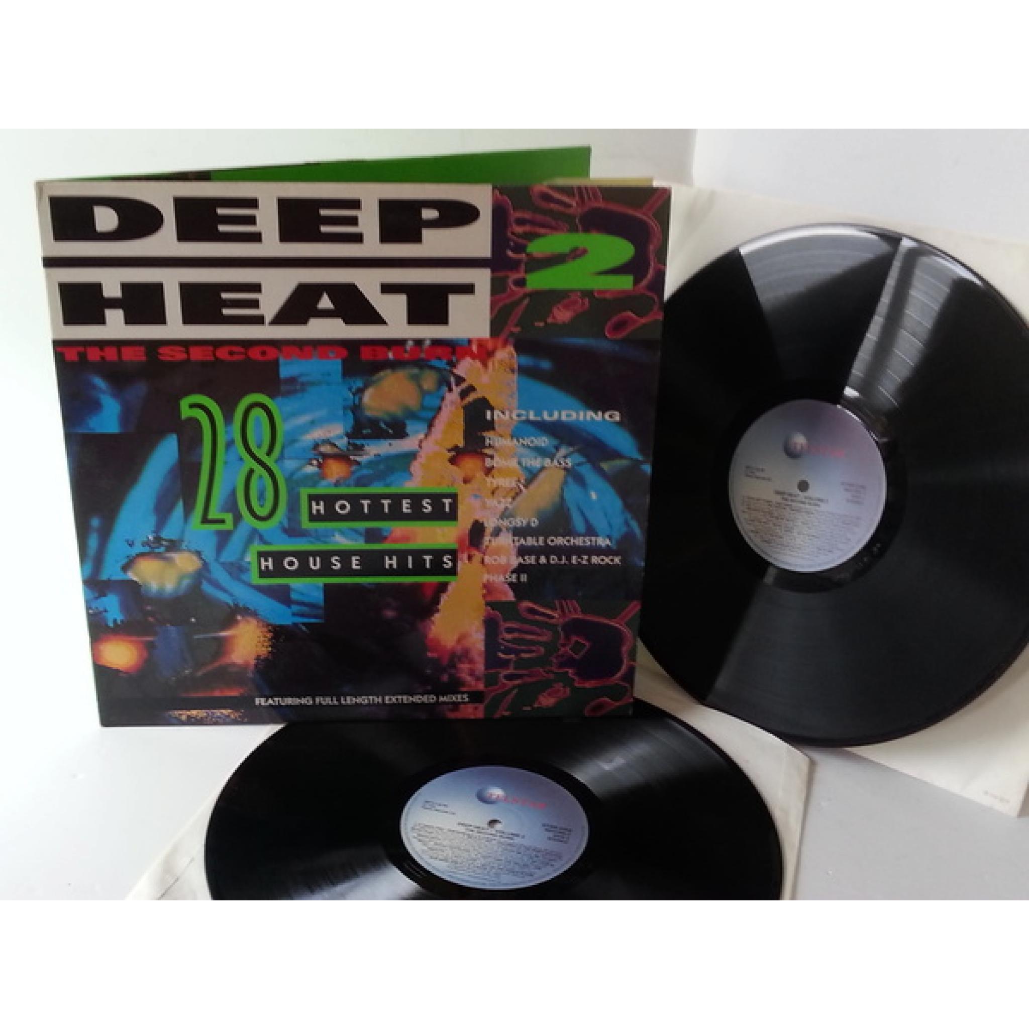 VARIOUS deep heat 2 the second burn, gatefold, double album, STAR2356