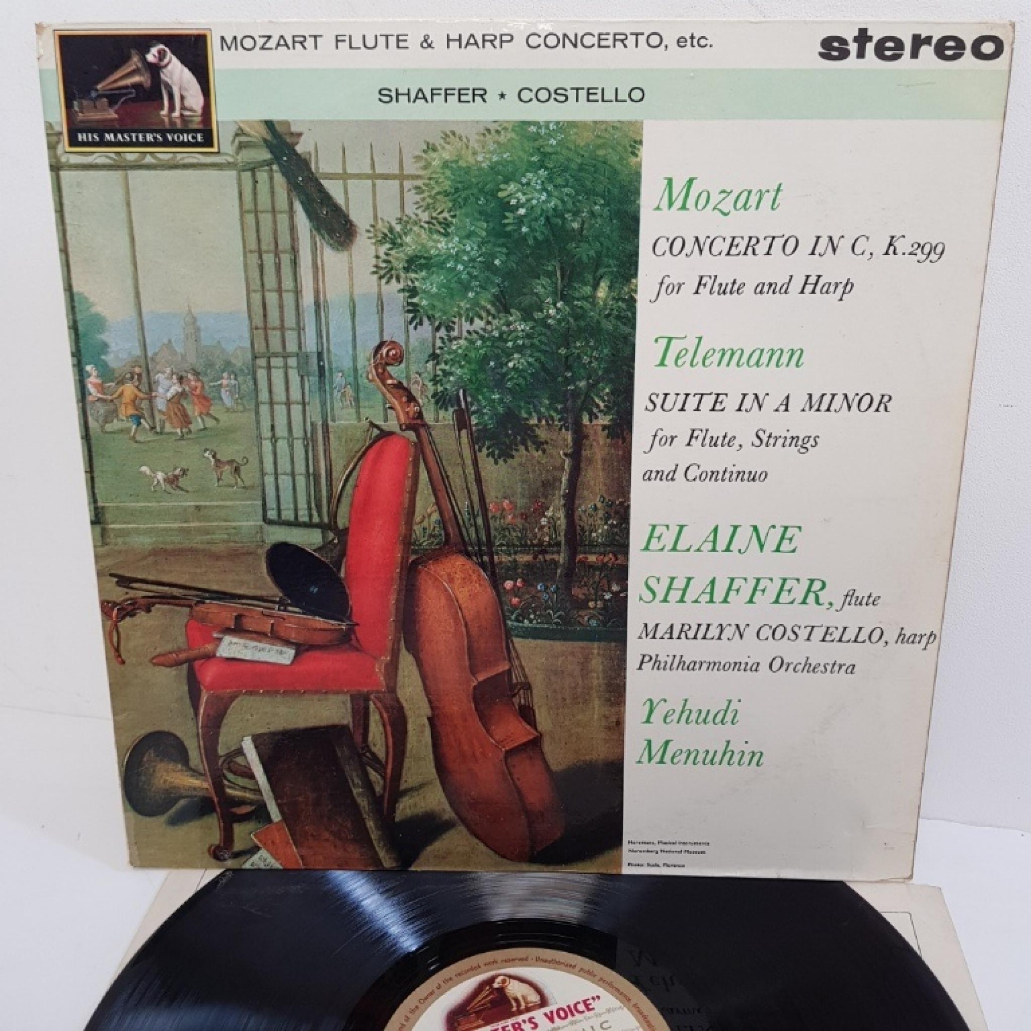 Mozart, Telemann, Yehudi Menuhin, The Philharmonia Orchestra, Elaine ...