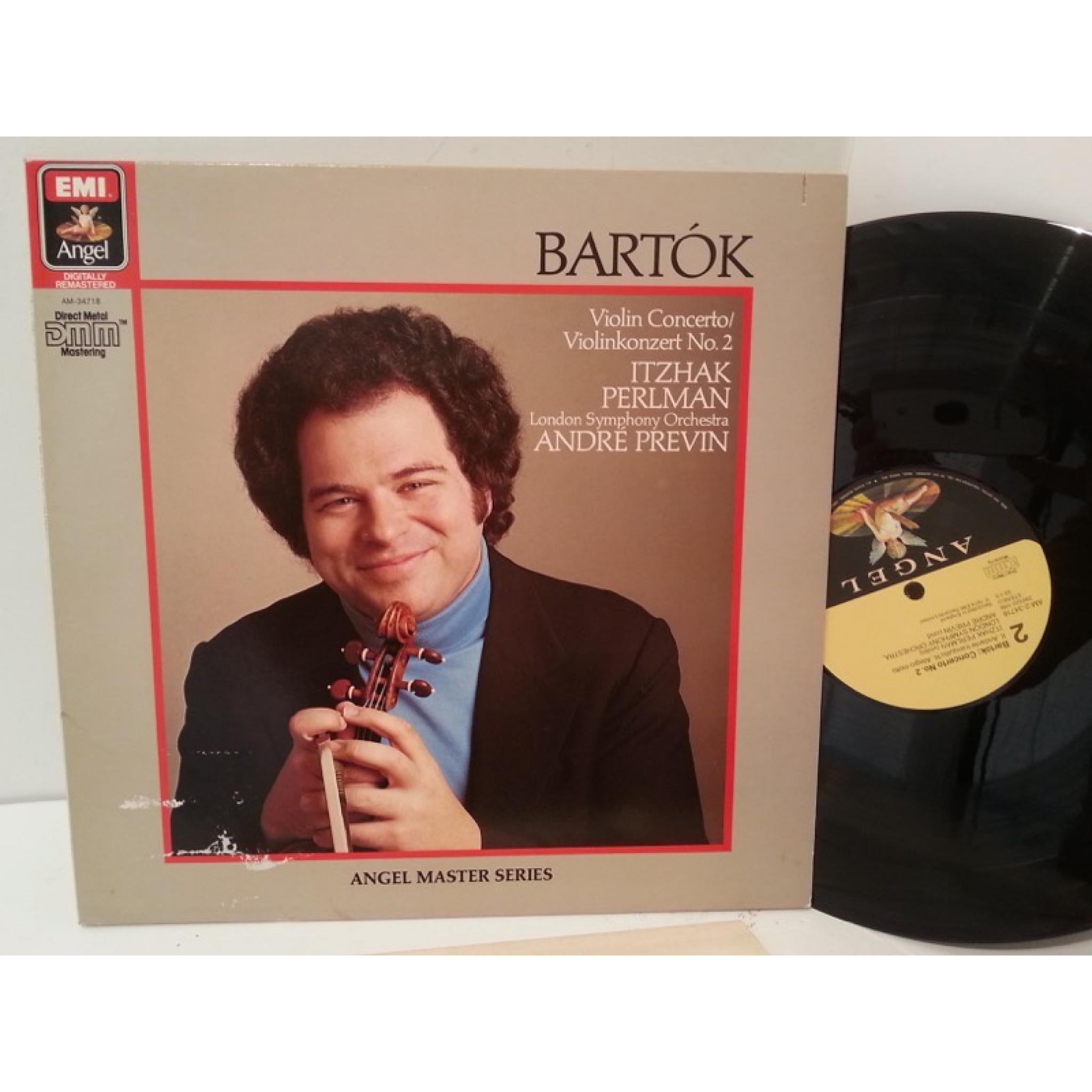 BARTOK, PERLMAN, PREVIN, LONDON SYMPHONY ORCHESTRA violin concerto no ...