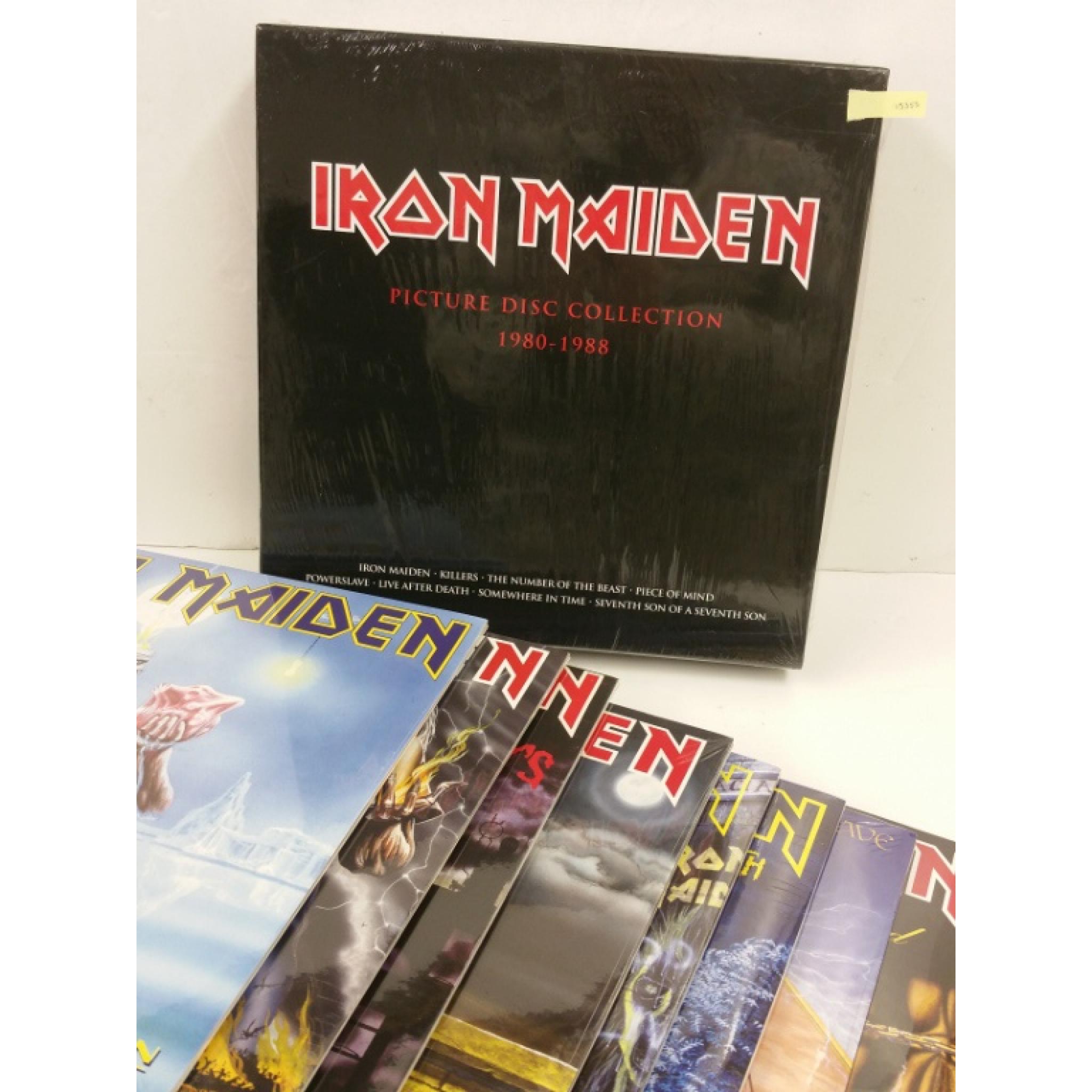 IRON MAIDEN picture disc collection 1980 - 1988, 9 x lp, picture disc ...