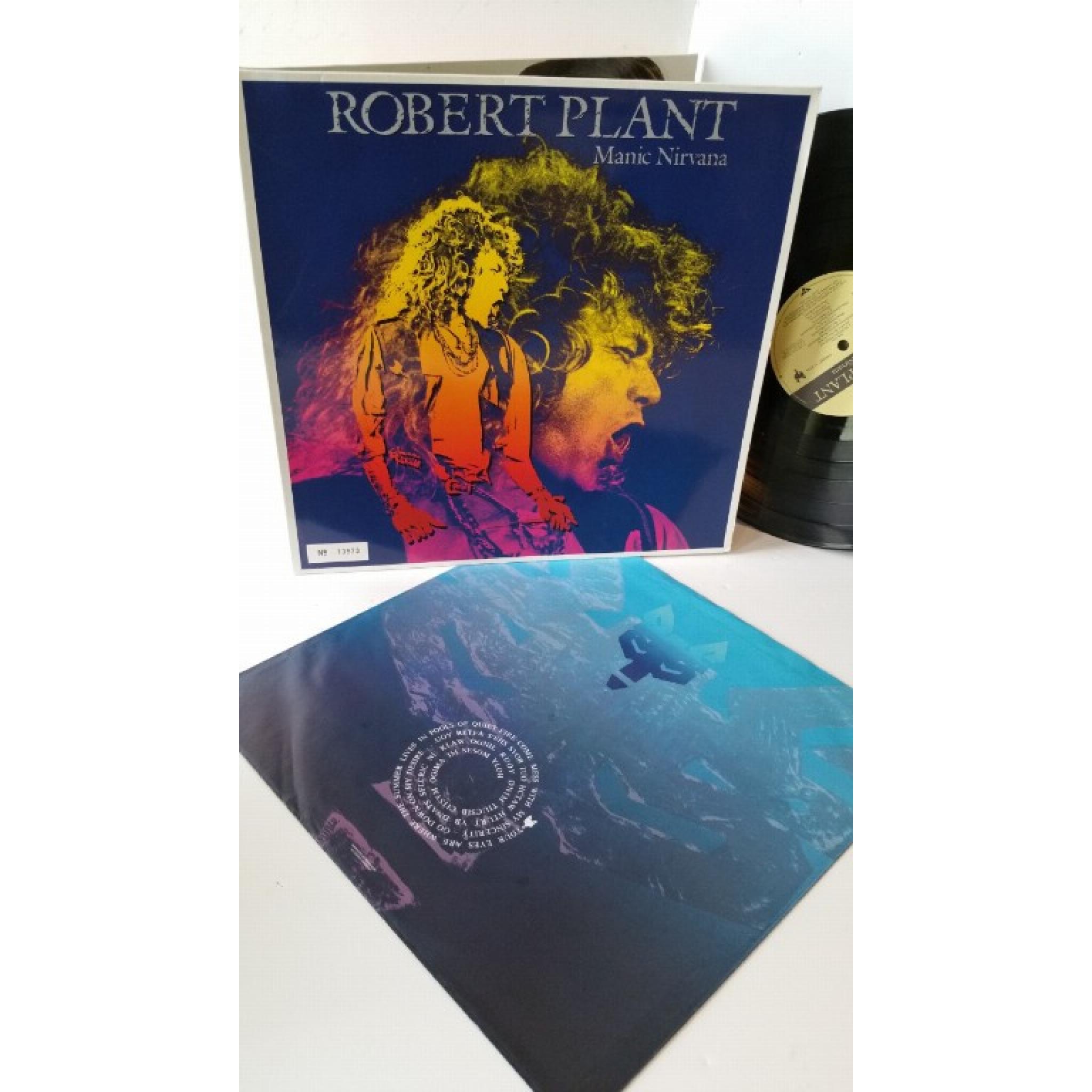 ROBERT PLANT manic nirvana, gatefold, limited edition numbered , WX 339