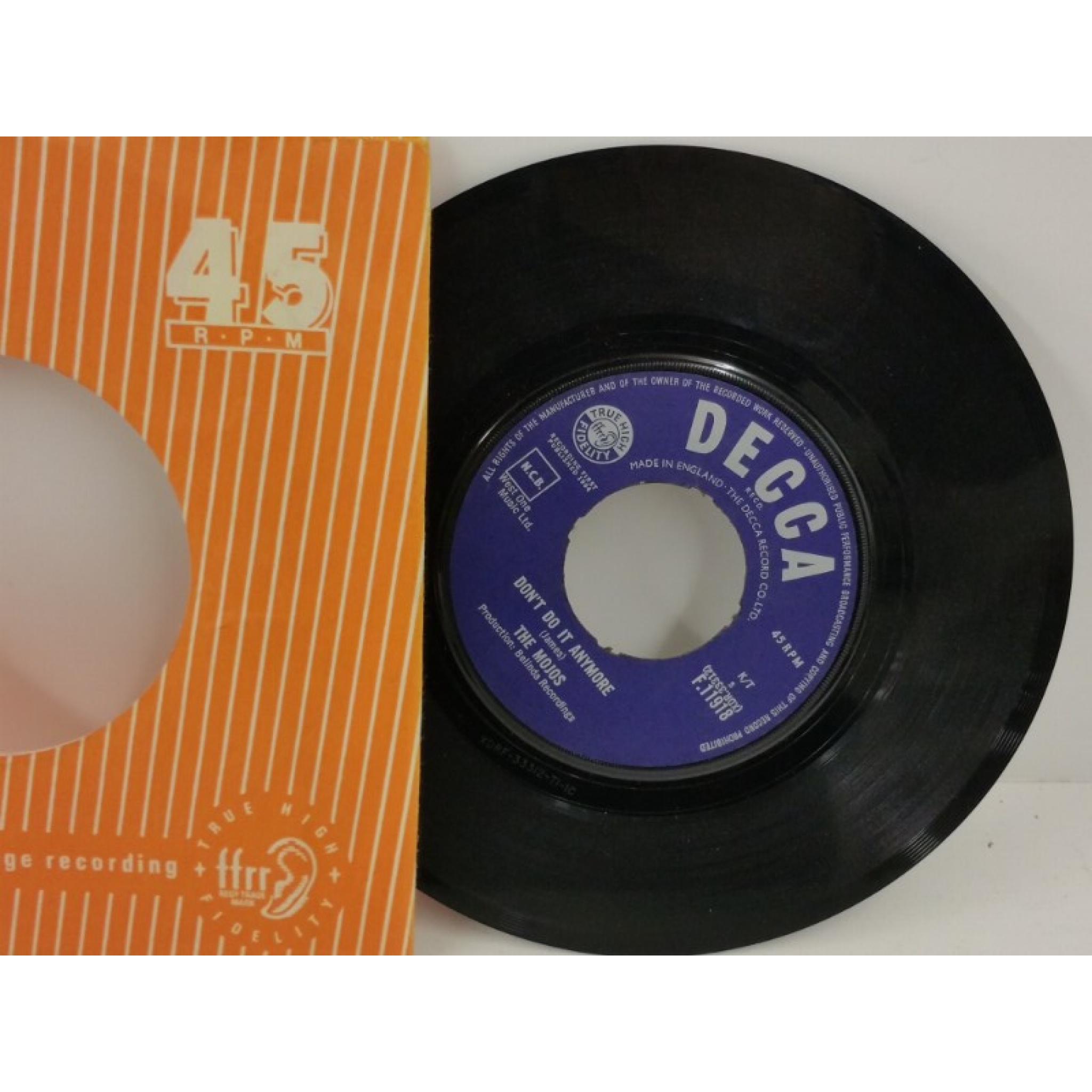 THE MOJOS why not tonight, 7 inch single, F 11918