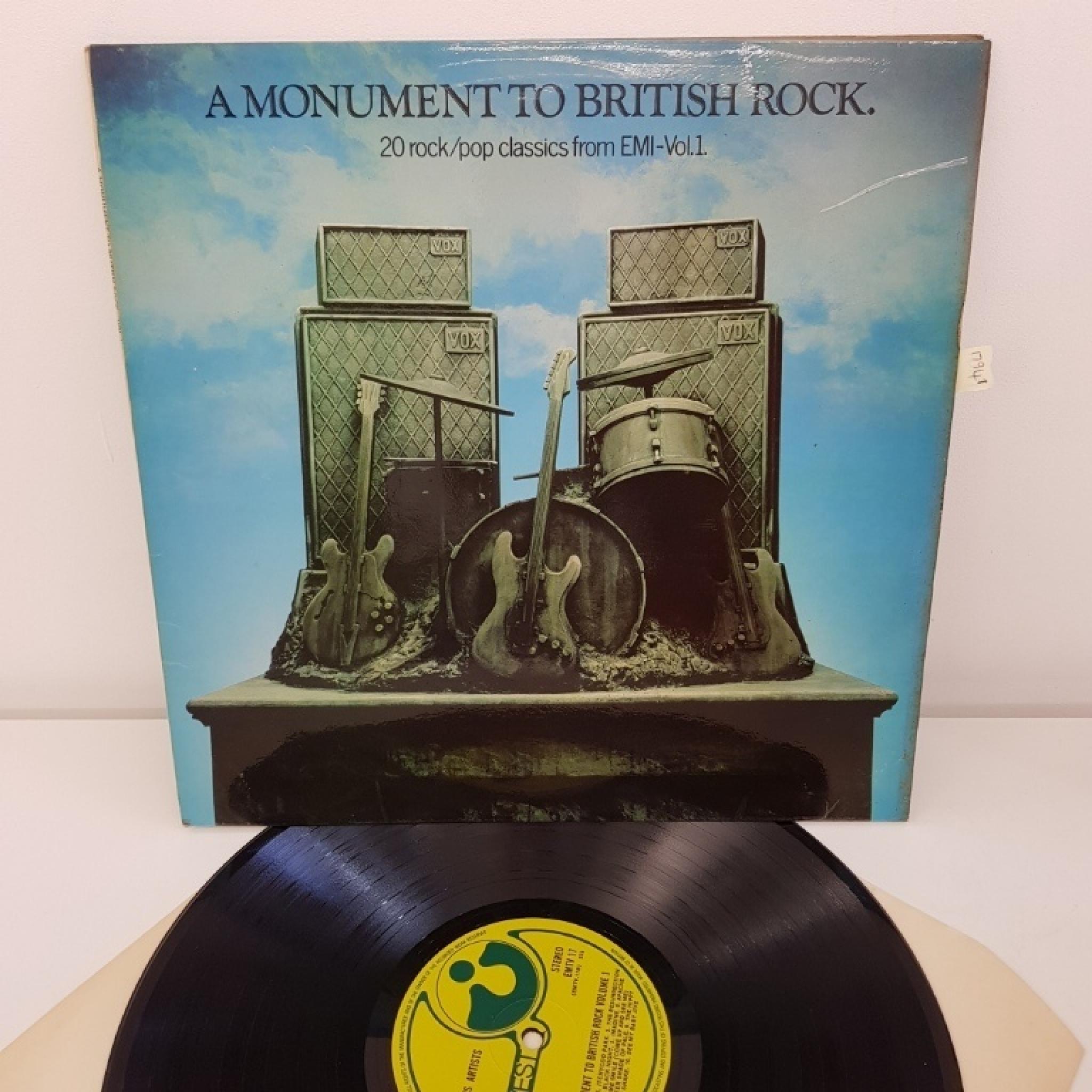 A MONUMENT TO BRITISH ROCK 20 ROCK POP CLASSICS FROM EMI-VOL.1 EMTV 17 ...