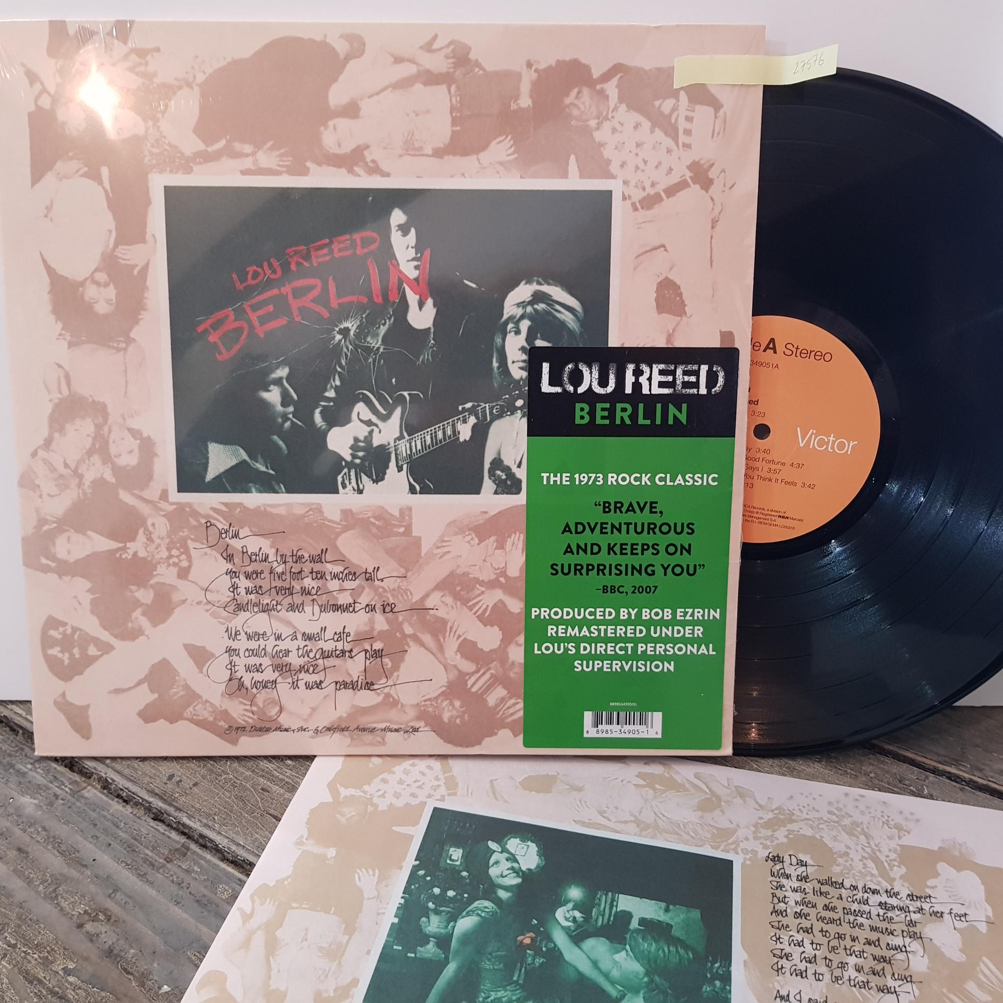 LOU REED Berlin, 12" vinyl LP. 88985349051