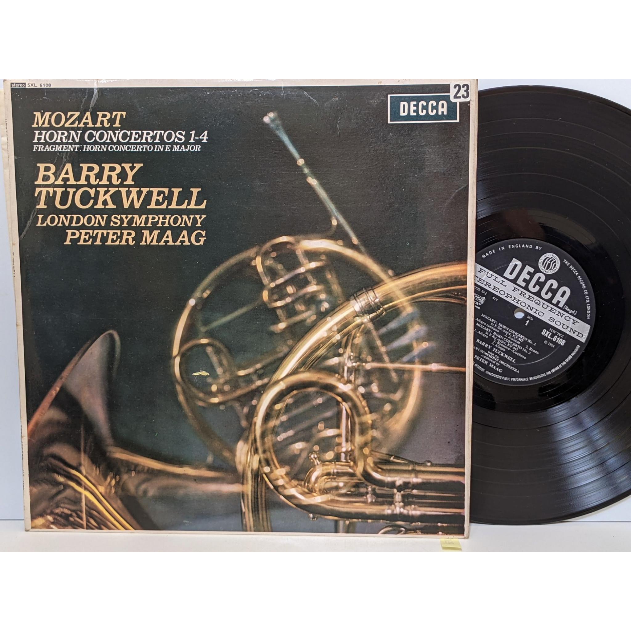 MOZART - BARRY TUCKWELL WITH THE LONDON SYMPHONY ORCHESTRA CONDUCTED BY ...