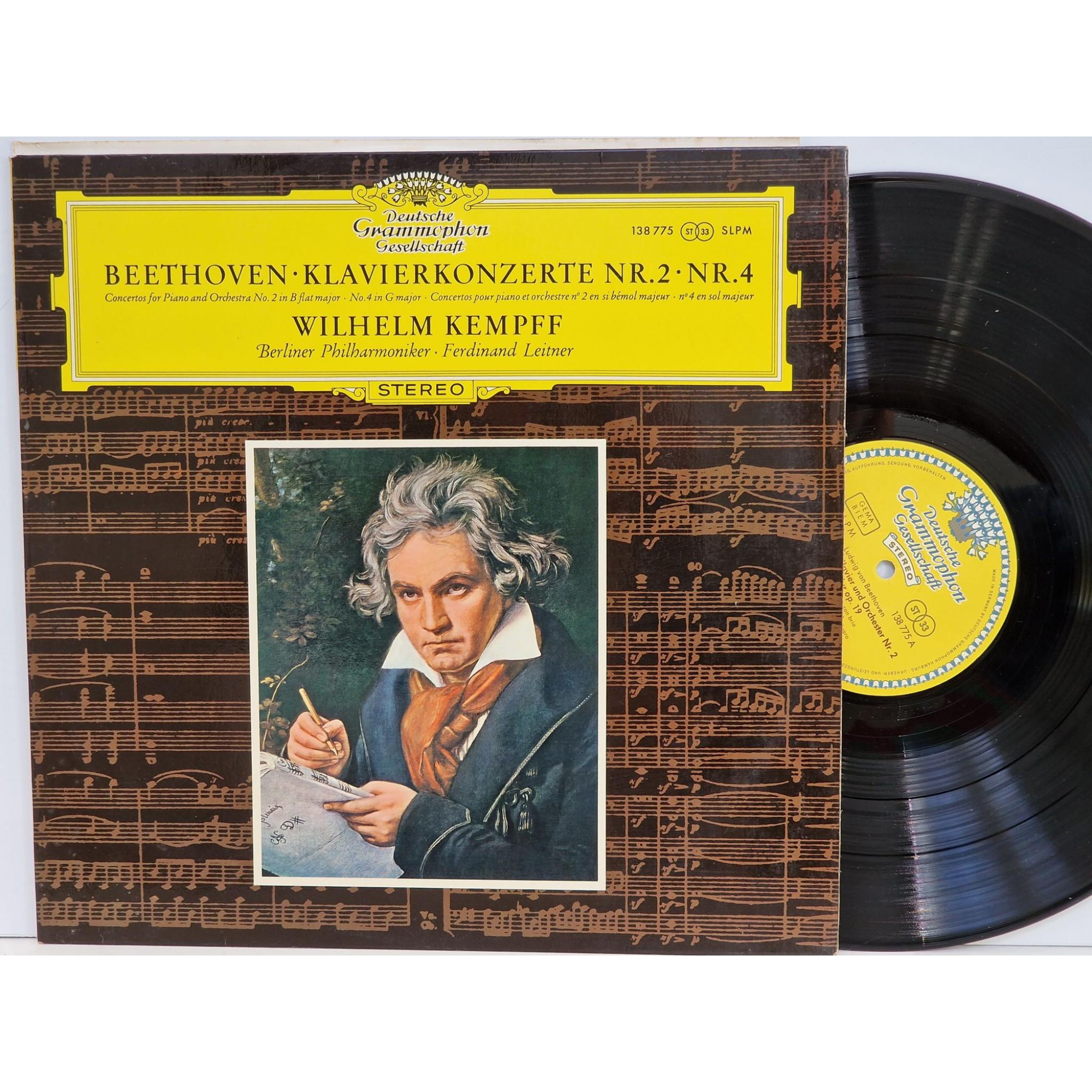 BEETHOVEN, WILHLEM KEMPFF, BERLINER PHILHARMONIKER, FERDINAND LEITNER ...