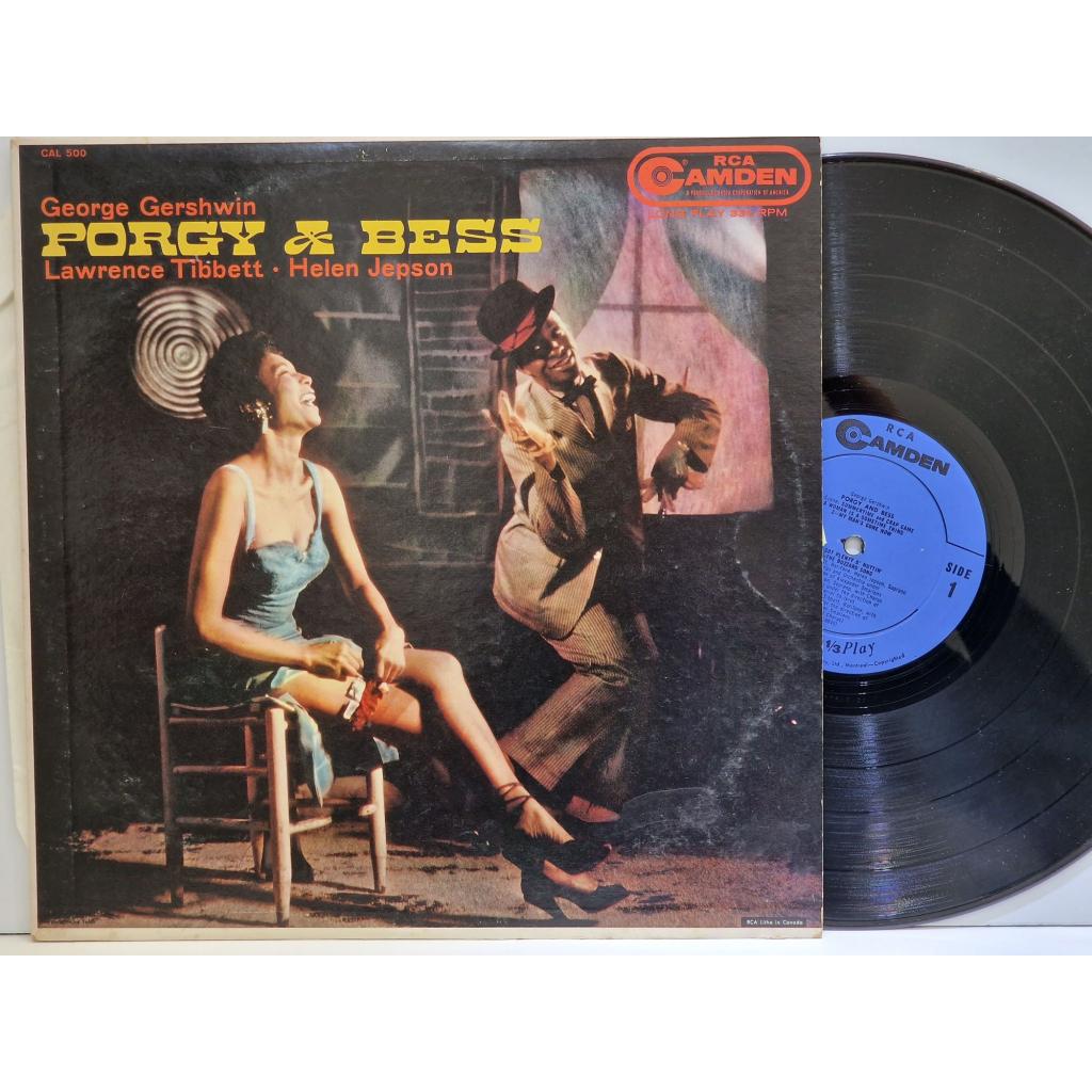 GEORGE GERSHIWN, LAWRENCE TIBBETT, HELEN JEPSON Porgy & Bess 12" vinyl ...