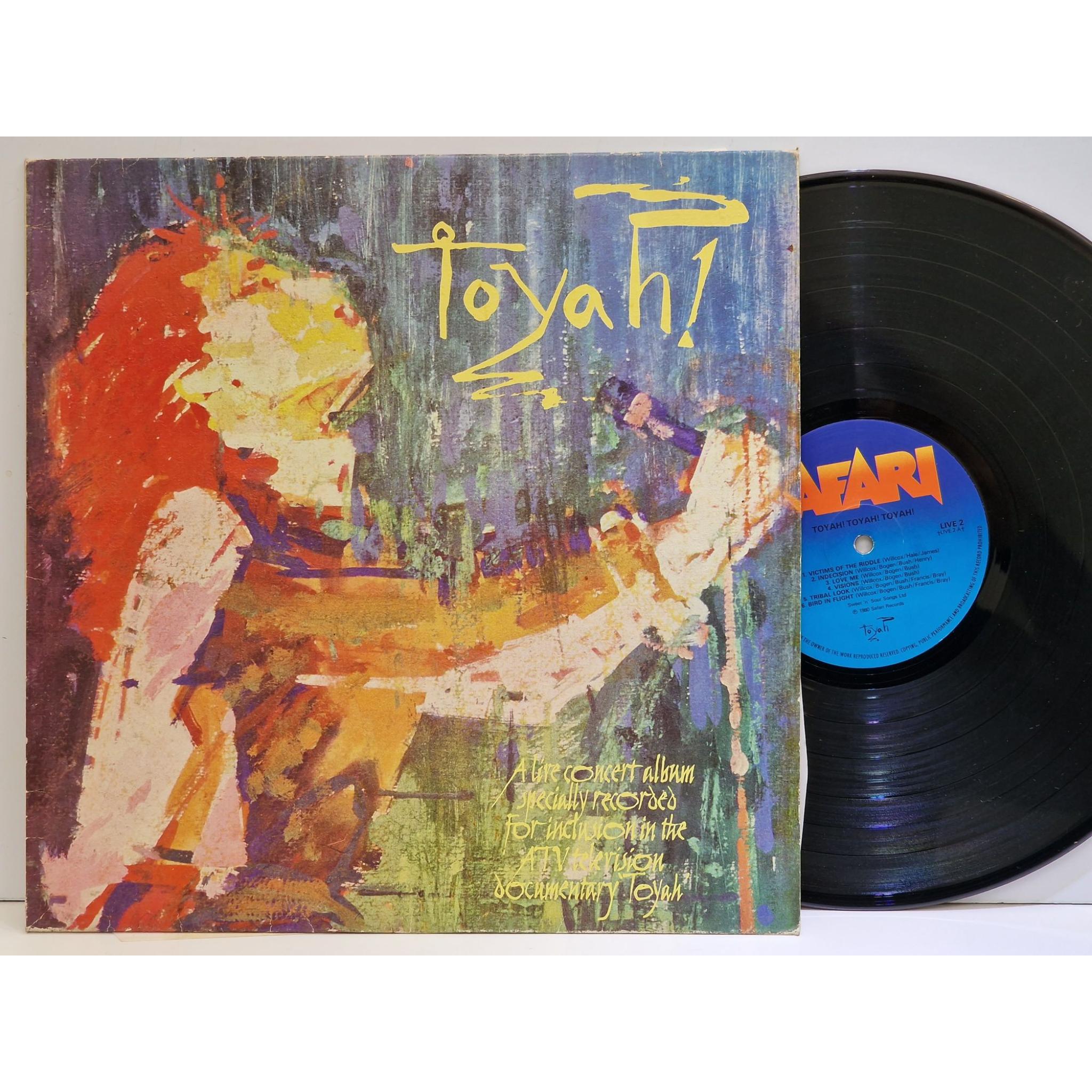 TOYAH Toyah! Toyah! Toyah! 12" vinyl LP. LIVE2