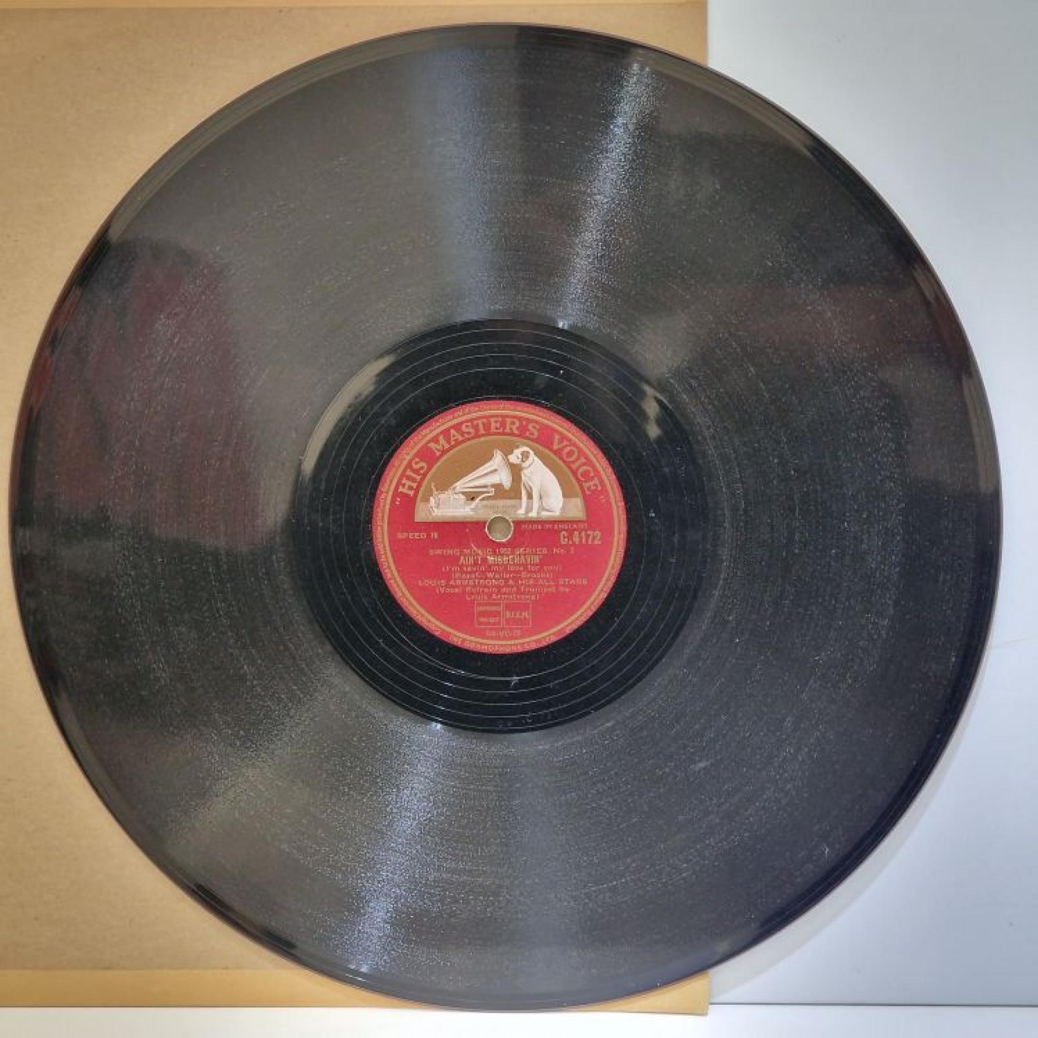 LOUIS ARMSTRONG & HIS ALL STARS Ain't Misbehavin' / Rockin' Chair 12 ...