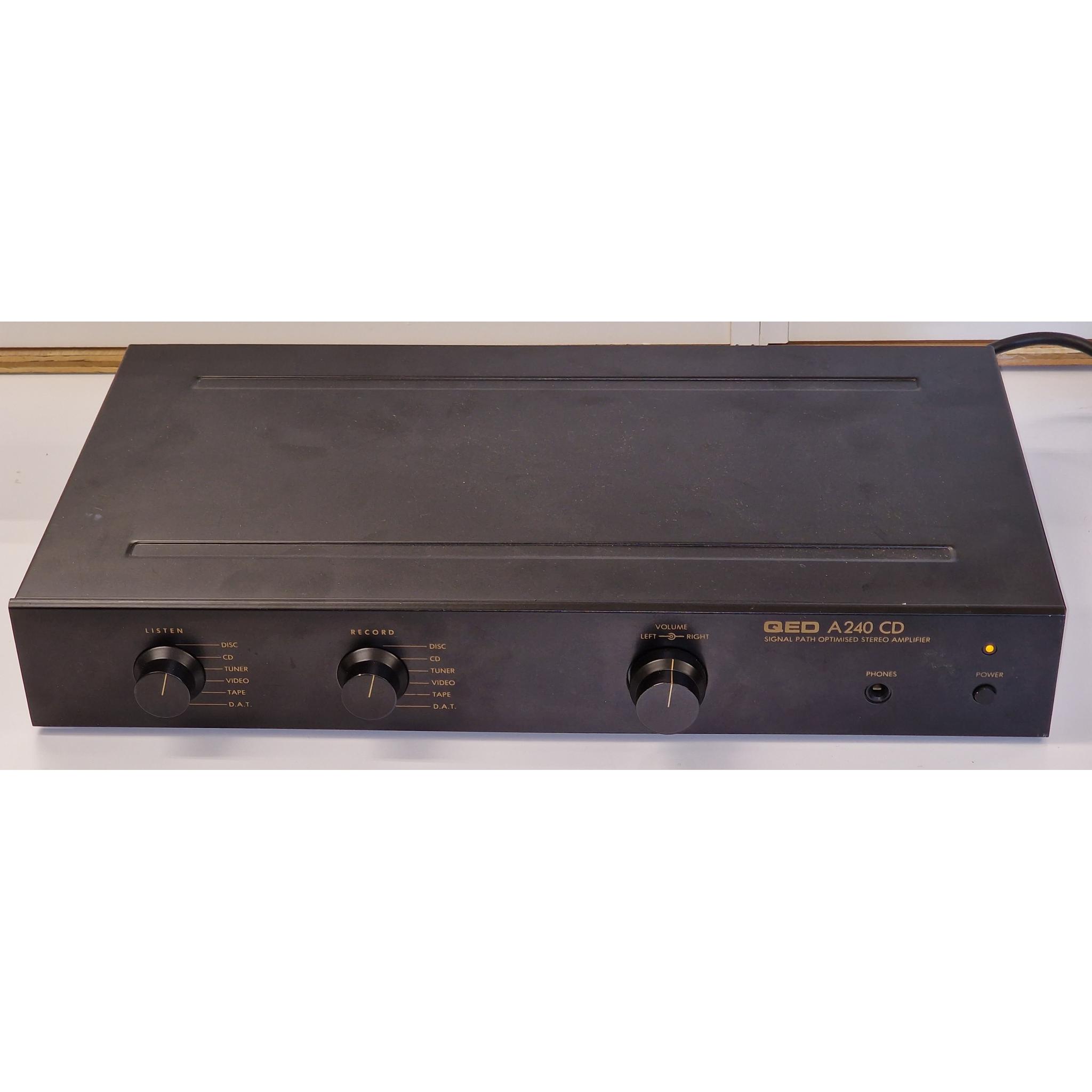 QED A240CD Super Analogue Integrated Amp - MM / MC phono