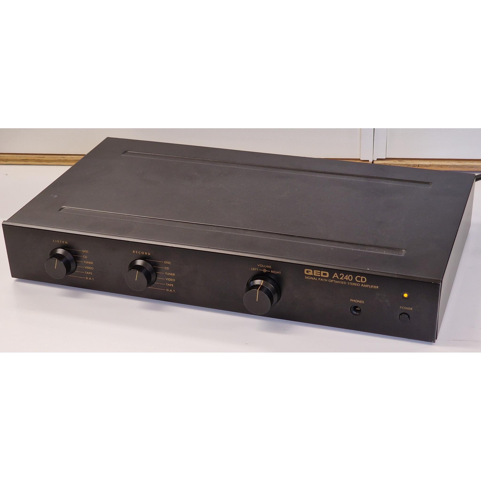 QED A240CD Super Analogue Integrated Amp - MM / MC phono