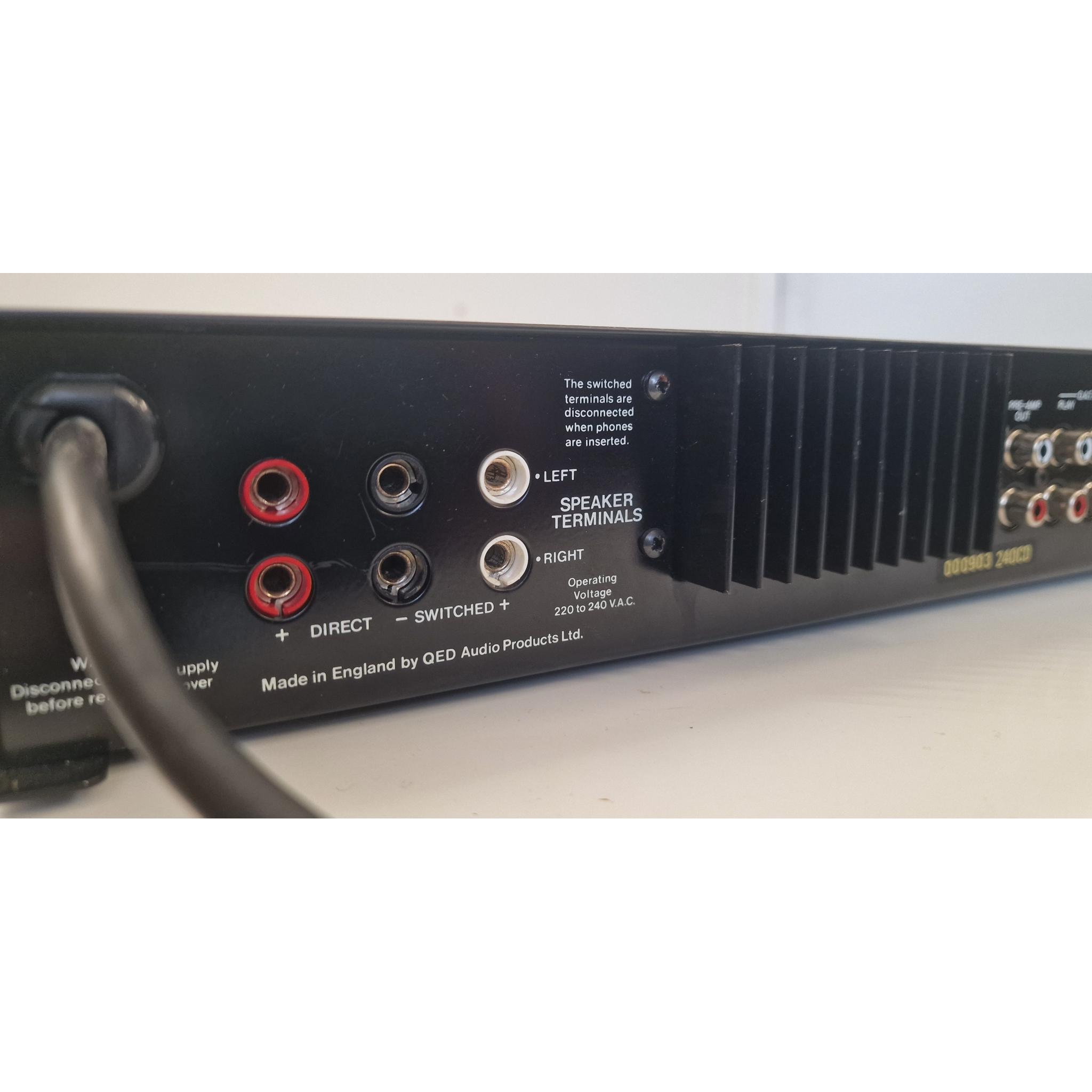 QED A240CD Super Analogue Integrated Amp - MM / MC phono