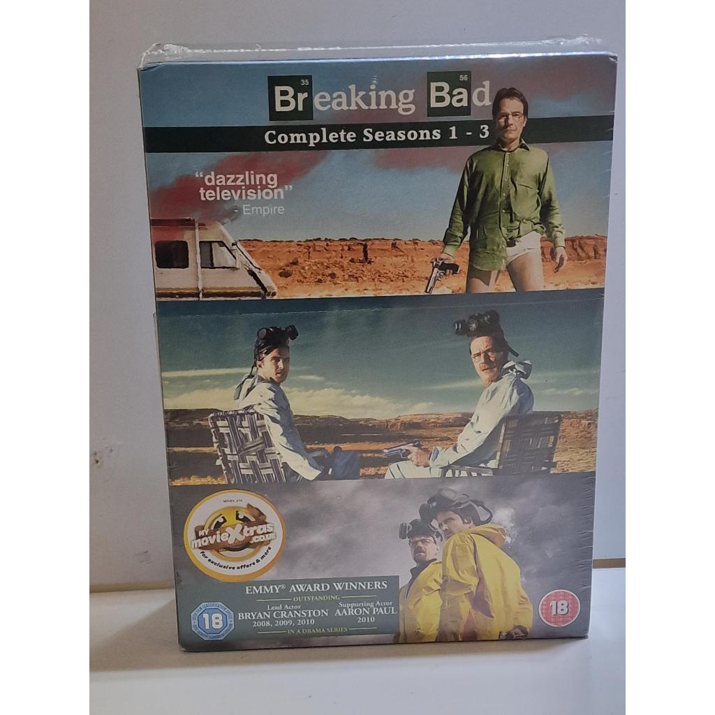 BREAKING BAD Breaking Bad 1-3 (DVD Boxset, 11-Discs) Bryan Cranston ...