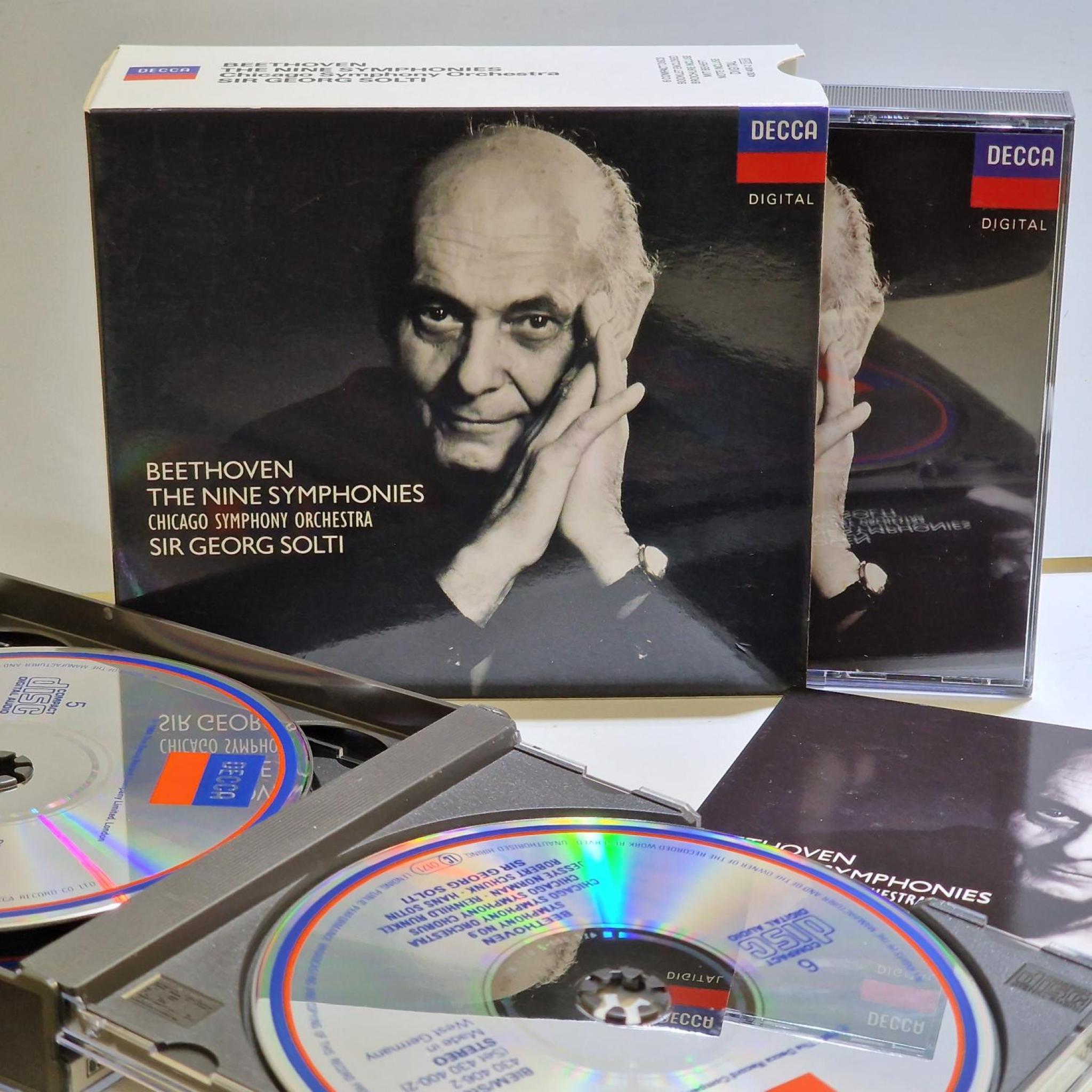 BEETHOVEN, SIR GEORGE SOLTI, CHICAGO SYMPHONY ORCHESTRA The Nine ...
