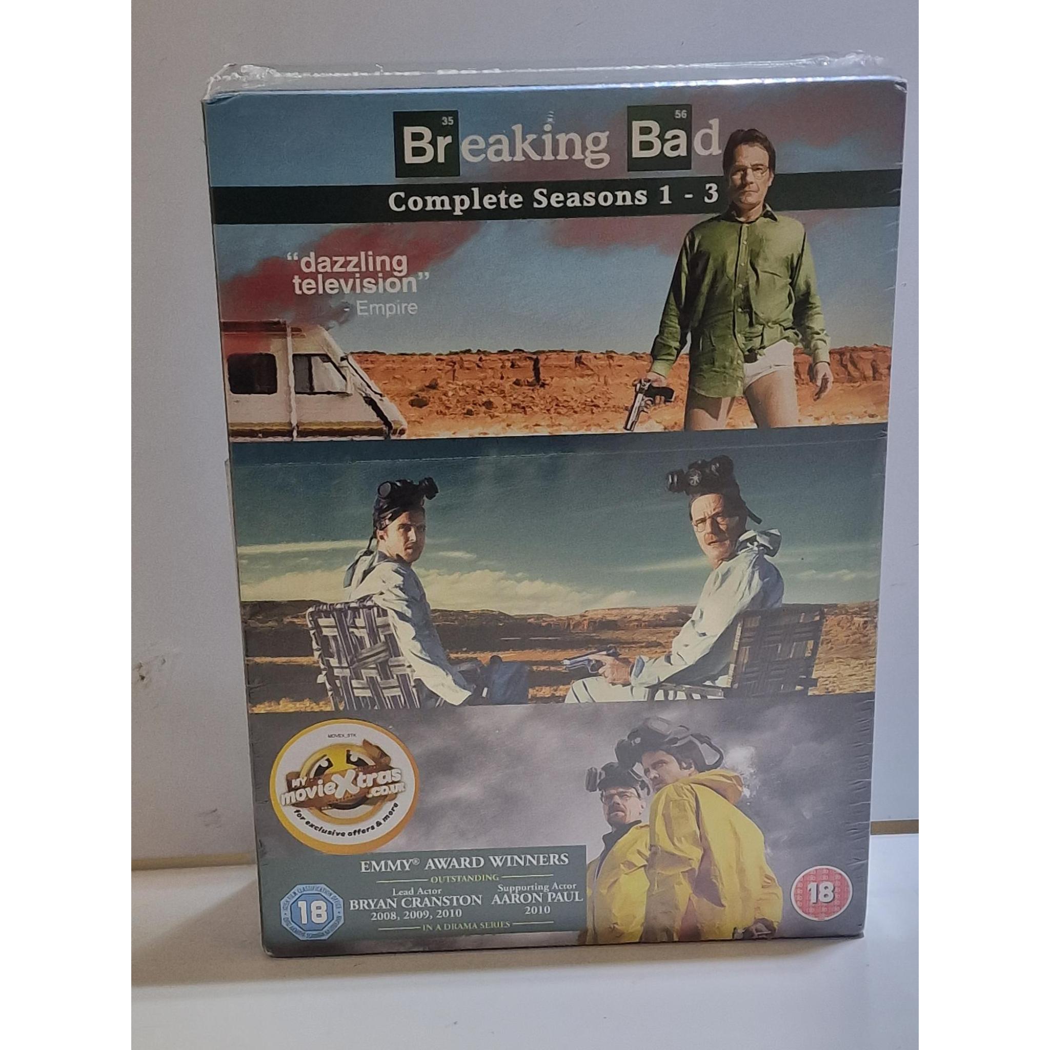 BREAKING BAD Breaking Bad 1-3 (DVD Boxset, 11-Discs) Bryan Cranston ...