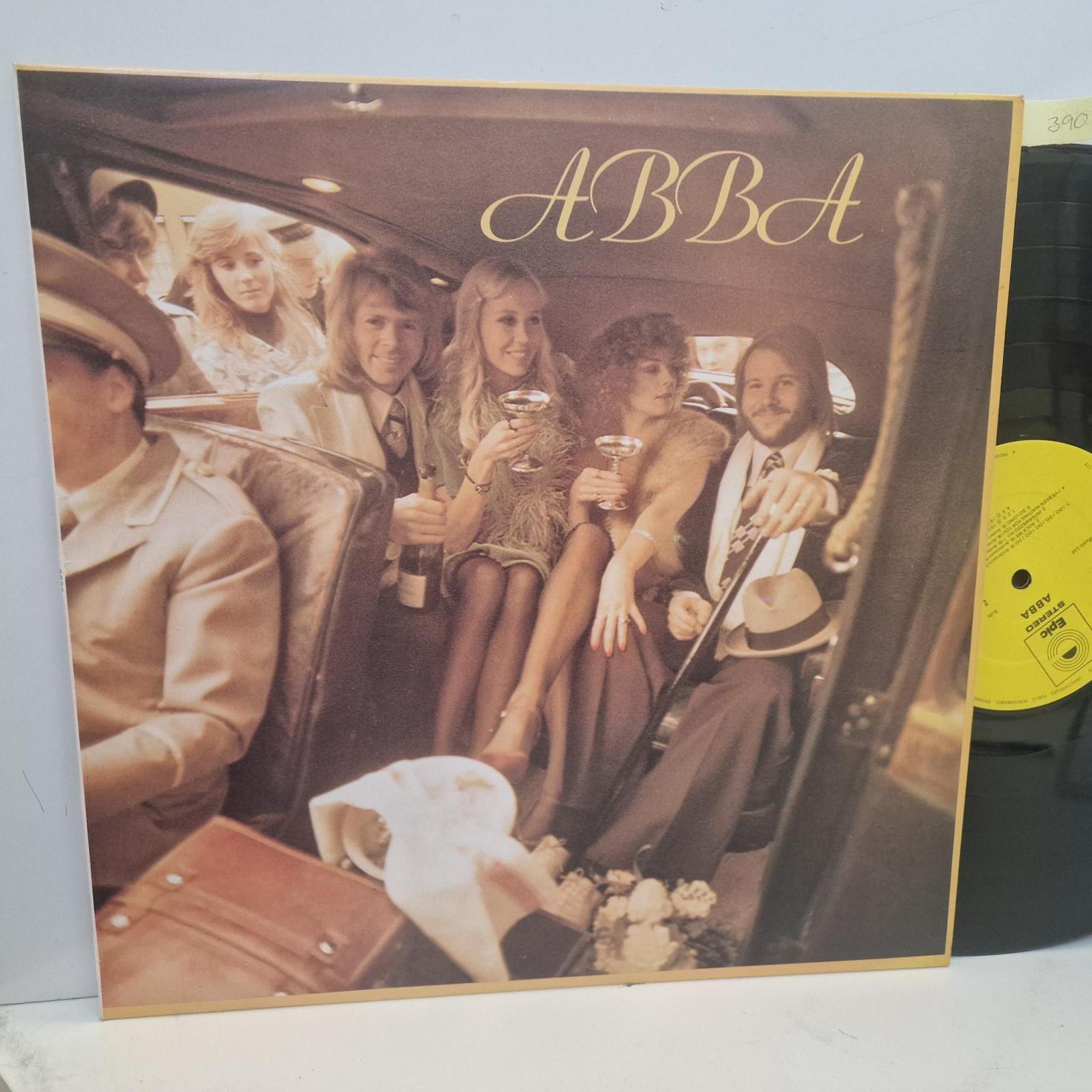 TOP COPY. Looks New. ABBA Abba, Epic EPC 80835, 12” LP, Yellow Labels ...