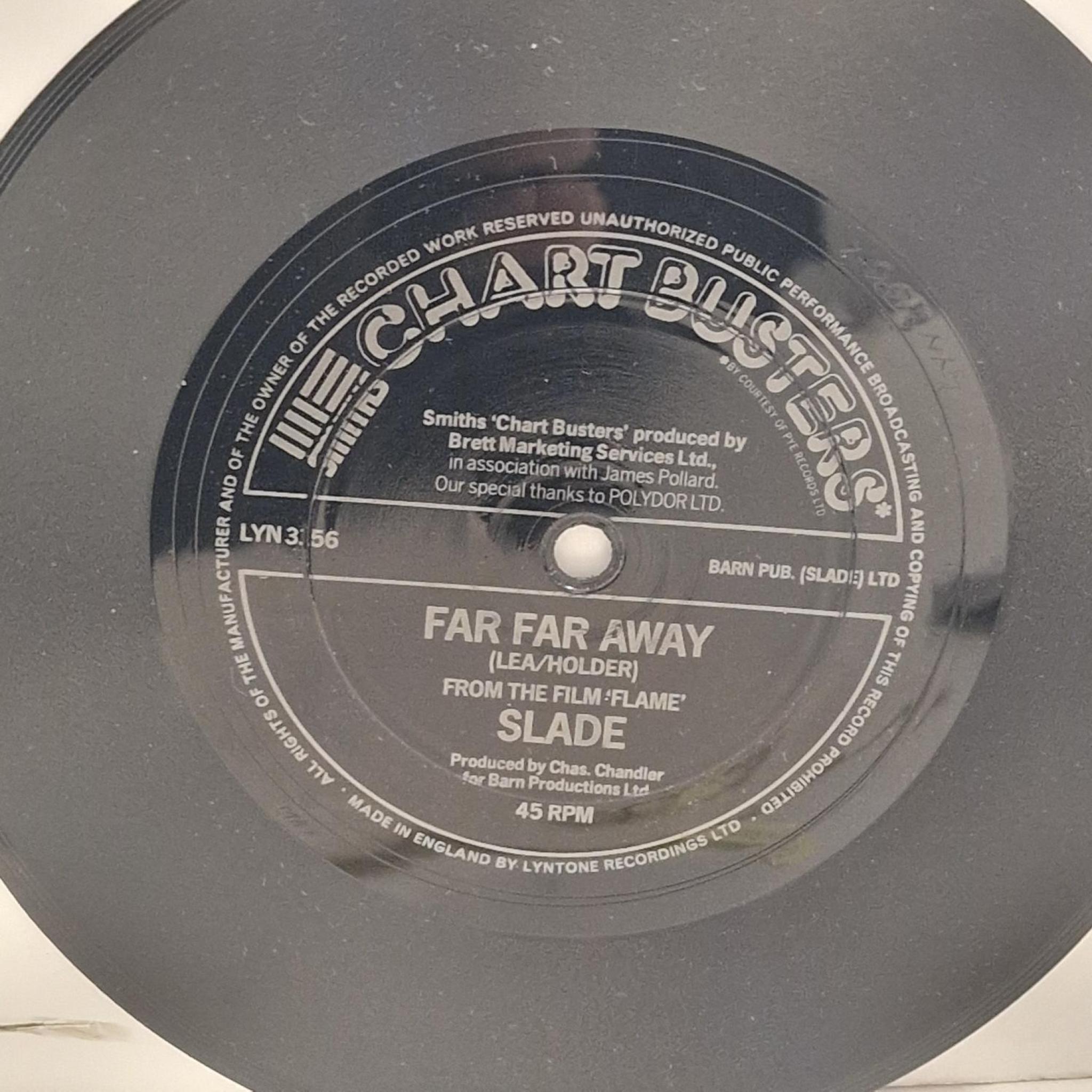 SLADE, Far far away, Thanks for the memory, N3157, 7” FLEXIDISC. MADE ...