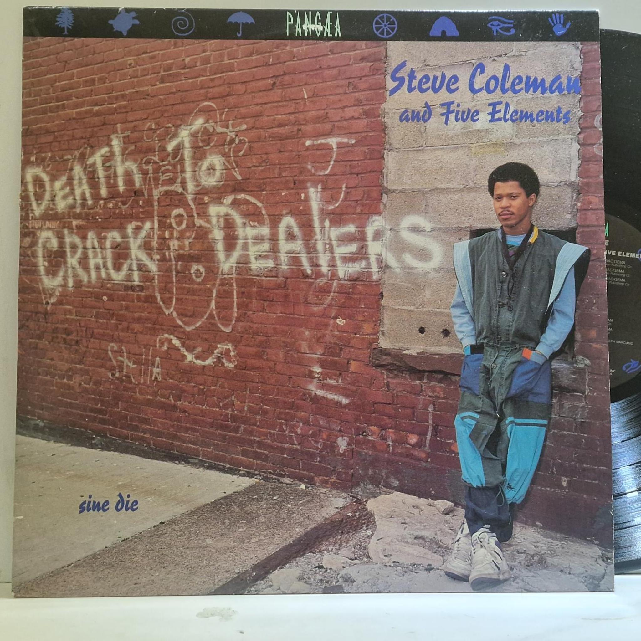 STEVE COLEMAN AND FIVE ELEMENTS, Sine die, 076742215019, 12” vinyl LP. MADE IN 1988 ON PANGEA ...