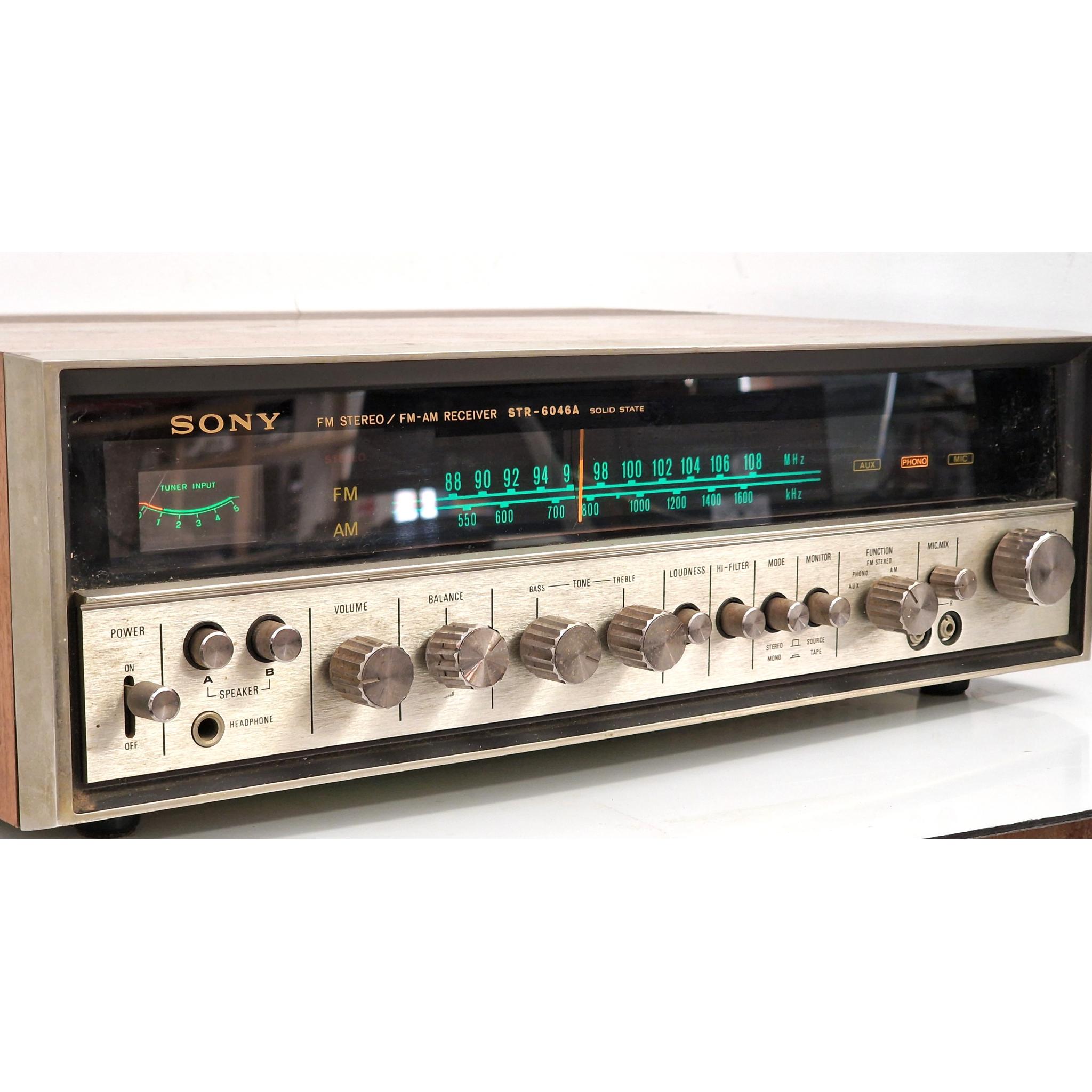 Sony STR-6046A Vintage AM/FM Stereo Receiver
